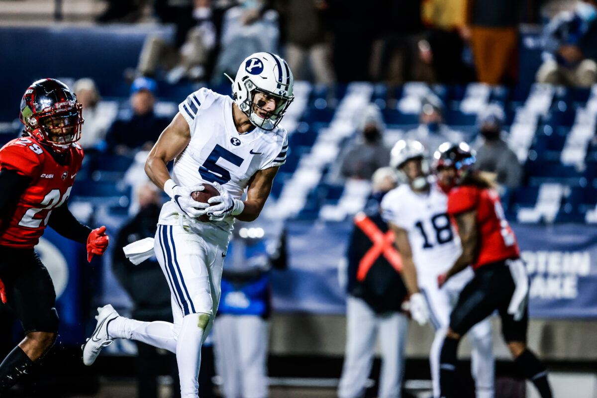 BYU football players making memories by making plays for the team ...